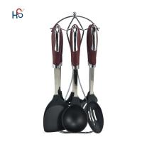 China Support Sustainable Kitchen Utensil Set Wooden Handle Cooking Tools and Gadgets 2022 for sale