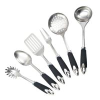 China Sustainable ABS Handle Stainless Steel Utensil Set for Cooking Accessories in Kitchen for sale