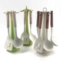 China 2pcs Set Turners/Soup Ladle Kitchen Utensils Heat Resistant Nylon Tools for Cooking for sale
