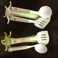 China 2pcs Set Turners/Soup Ladle Kitchen Utensils Heat Resistant Nylon Tools for Cooking for sale