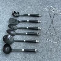 China Kitchen Cookware Sets 7-Piece Gold Utensil Set for Cooking Tools and Accessories for sale