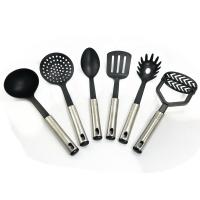 China Tableware Kitchen Utensils Set with Silk Printing Logo and Nylon Spoon Holder Masher for sale