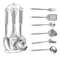 China Sustainable 9 PCS Nylon Kitchen Tool Set for Cooking Heat Resistant up to 210 Degrees for sale