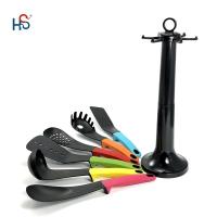 China 7 Pcs Non-stick Utensils Set with Heat Resistant Silicone Cooking Tools and TPR Handle for sale