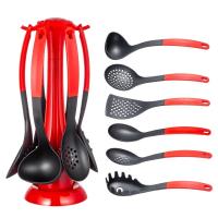 China Silk Printing Logo Kitchen Utensils Set Non Stick Cookware for Versatile Cooking Needs for sale