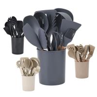 China Kitchen Supplies Silicone Utensils Set 12 Pieces Heat Resistant up to 240C ANY Color for sale