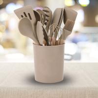 China Experience the Best Cooking with Silicone Kitchen Utensils Set and Wooden Handle for sale