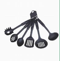 China Multifunction 6 Piece Food Grade Nylon Customized Logo Serving Kitchen Utensils Set for sale