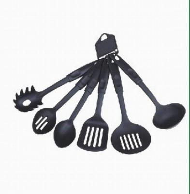 China Multifunction 6 Piece Food Grade Nylon Customized Logo Serving Kitchen Utensils Set for sale