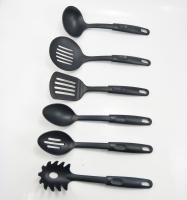 China Multifunction 6 Piece Food Grade Nylon Customized Logo Serving Kitchen Utensils Set for sale