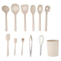 China 9/10/11/12pcs Heat Resistant BPA Free Silicone Kitchen Tools Spatula Set ANY Color for sale
