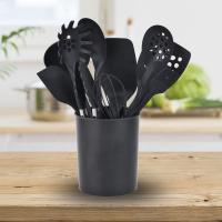 China 9/10/11/12pcs Heat Resistant BPA Free Silicone Kitchen Tools Spatula Set ANY Color for sale