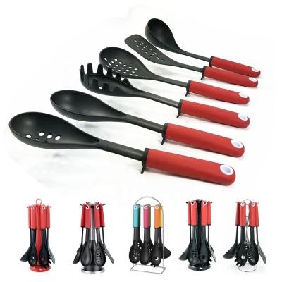 China PA66 Plastic Multifunction 6 Piece Food Grade Cooking Tools Set for Serving and Cooking for sale