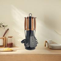 China Elevate 6-Pieces Non-stick Kitchen Utensil Set Wooden Handle and Heat-Resistant Design for sale