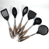 China Home Kitchenware Heat Resistant Cooking Spoons Set with PA66 Plastic Type and Material for sale