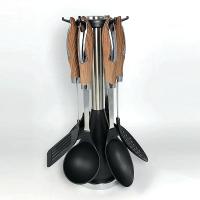 China Home Kitchenware Heat Resistant Cooking Spoons Set with PA66 Plastic Type and Material for sale