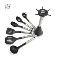 China 7-Piece Stainless Steel Kitchenware Set Nylon Cooking Utensils and Custom Logo Option for sale