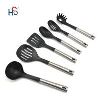 China 7-Piece Stainless Steel Kitchenware Set Nylon Cooking Utensils and Custom Logo Option for sale