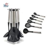 China 7-Piece Stainless Steel Kitchenware Set Nylon Cooking Utensils and Custom Logo Option for sale