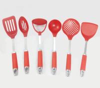 China Sustainable Plastic PA66 Cooking Spoons Set for Kitchen Non Stick Cookware and Gadgets for sale