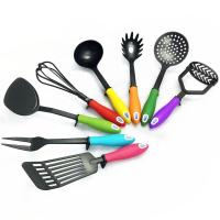 China Cookking Nylon Plastic Colorful Kitchen Utensils Set for Home Kitchen Appliances for sale
