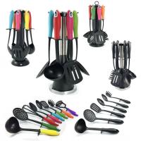 China Cookking Nylon Plastic Colorful Kitchen Utensils Set for Home Kitchen Appliances for sale