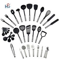 China Kitchen Utensil Set Made of Stainless Steel with Heat Resistant Handle up to 210C for sale