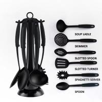 China 2024 Best Cookware Set Any Color Camp Kitchen Cooking Utensil Set with ABS Handle for sale