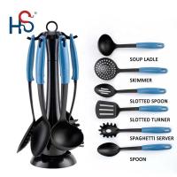 China 2024 Best Cookware Set Any Color Camp Kitchen Cooking Utensil Set with ABS Handle for sale