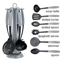 China 2024 Best Cookware Set Any Color Camp Kitchen Cooking Utensil Set with ABS Handle for sale