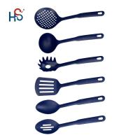 China 6pcs Nylon Kitchen Tools Set for Salad Spoon Production and Green Kitchen Table Tools for sale
