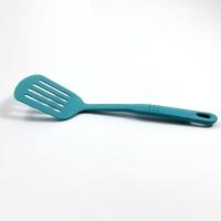 China Modern Nylon Handle Ladle Utensil for Serving Soup Sauce Minestra and Pasta Design Black for sale