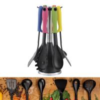 China Haisheng 7pcs Cookware Set Including Nylon Kitchenware Utensil Sets for Kitchen Wares for sale