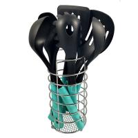China Colorful Handle Kitchen Utensil Set 7 Pieces for Sustainable and Eco-Friendly Cooking for sale