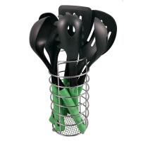 China Colorful Handle Kitchen Utensil Set 7 Pieces for Sustainable and Eco-Friendly Cooking for sale