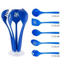 China Silk Printing Logo Kitchen Utensil Set Durable Nylon 8-Piece Kitchen Cooking Utensils for sale