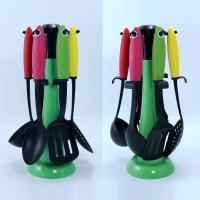 China TPR Handle Stainless Steel Kitchen Utensils Spoons for Home and Kitchen Accessories for sale