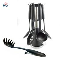 China TPR Handle Stainless Steel Kitchen Utensils Spoons for Home and Kitchen Accessories for sale