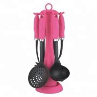 China 7-Piece Nylon Kitchen Cooking Utensil Set Sustainable Plastic Kitchenware for Homesen for sale