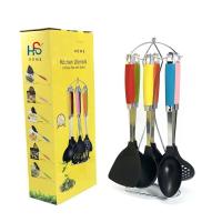 China 7PCS Household Kitchen Utensil Set Sample for ODM or OEM Essential Cuisine Accessories for sale