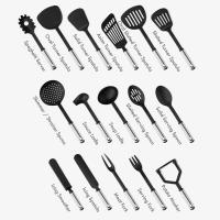 China 7 Piece Nylon Kitchen Utensil Set Food Safe Kitchen Accessories for Effortless Cooking for sale