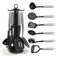 China Cookware Sets Utensilios De Cocina De Plstico Heat-Resistant Nylon Kitchen Tool for sale