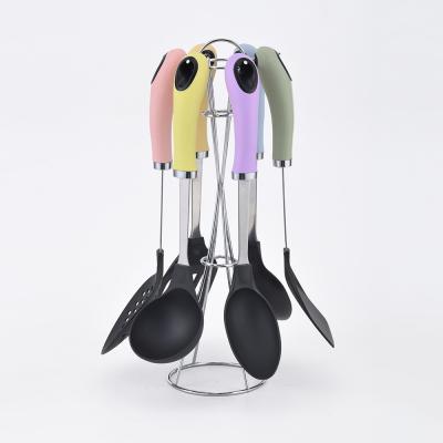 China Kitchen Household Utensil Set with Non-Stick Cooking Tools and Stainless Steel Handle for sale