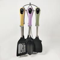 China Kitchen Household Utensil Set with Non-Stick Cooking Tools and Stainless Steel Handle for sale