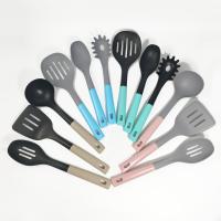 China 7-Piece Kitchenware Cooking Utensil Set with Color Handles Durable and Heat Resistant for sale