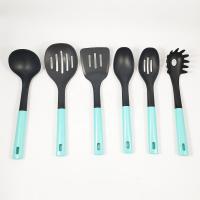 China 7-Piece Kitchenware Cooking Utensil Set with Color Handles Durable and Heat Resistant for sale