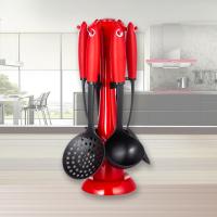 China 210pcs Kitchen Utensil Set with Heat-resistant Nylon Material Beautiful Cooking Tools for sale