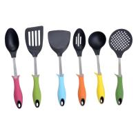 China Sustainable Rotating Stand Kitchen Gadgets Nylon Kitchen Utensils Set with Performance for sale