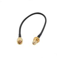 China RG 174 Antenna Cable Assembly Patch Lead SMA Male To SMA Female Connector for sale