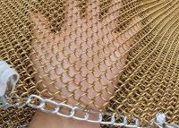 China High Strength 1.2mm Metal Coil Drapery Curtain For Room Dividers for sale